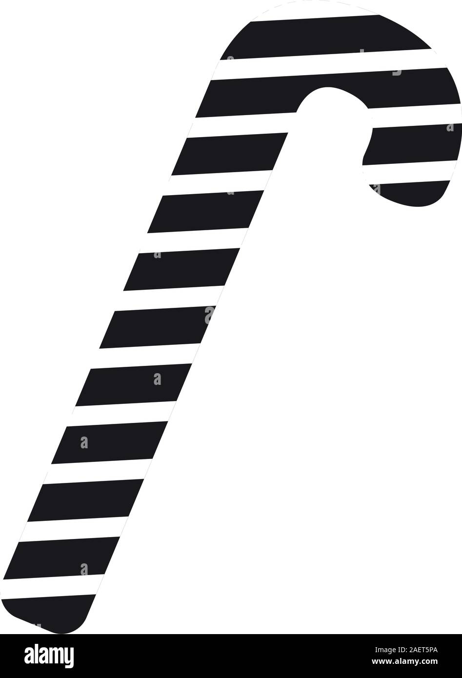 Isolated cane icon. Christmas season - Vector illustration Stock Vector ...