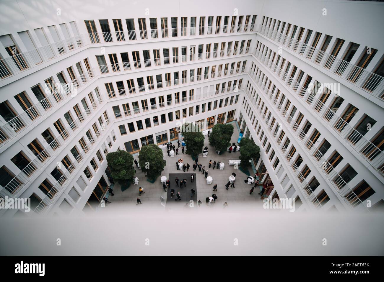 inside architecture of German Bundespressekonferenz at Berlin Stock ...