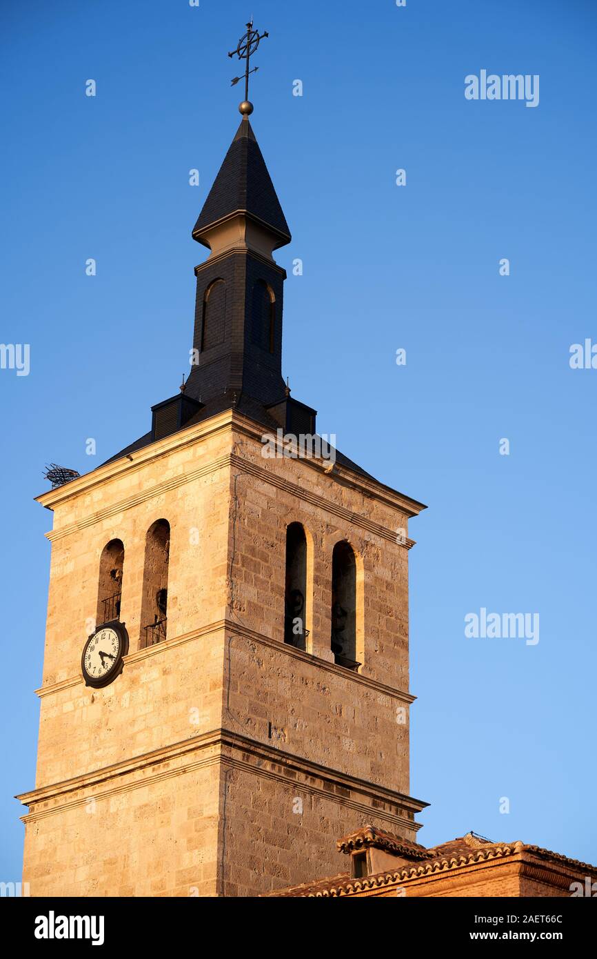Church tower iglesia torre de hi-res stock photography and images - Alamy