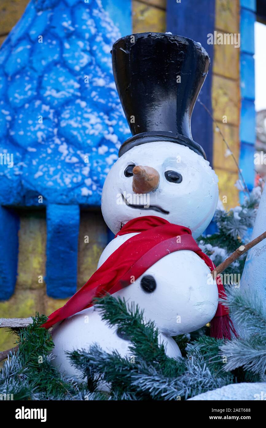A life-sized figure of Olaf the snowman from Frozen in a movie-themed ...