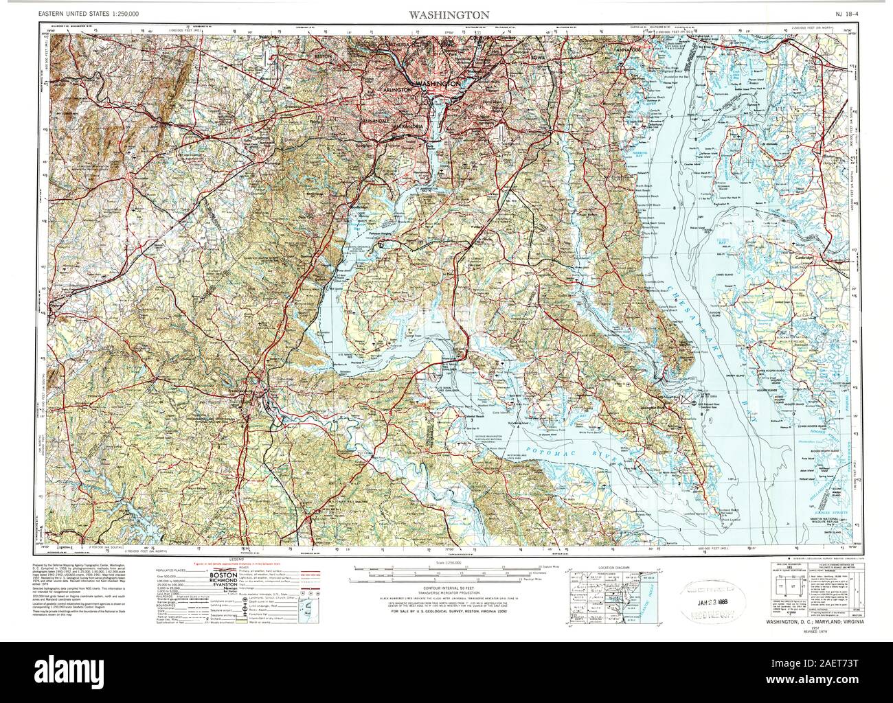 Washington dc topography map hi-res stock photography and images - Alamy
