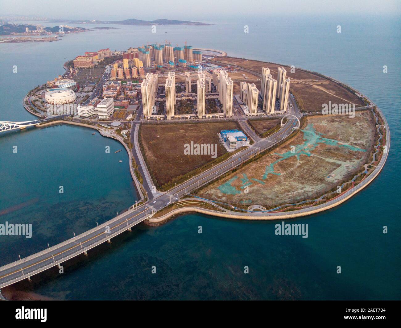 An aerial view of Xingguang island, literally translated as Island of ...