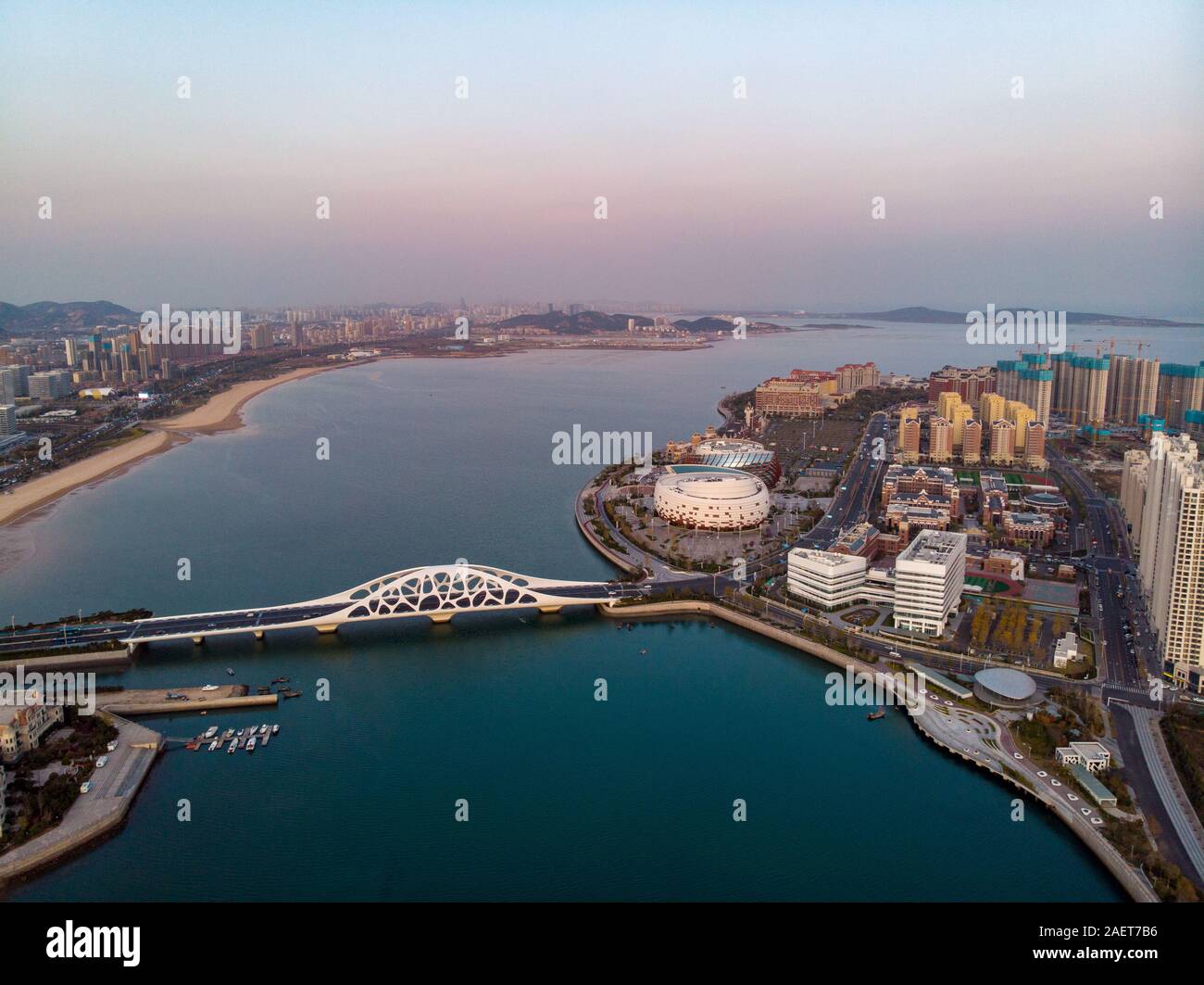 An aerial view of Xingguang island, literally translated as Island of ...