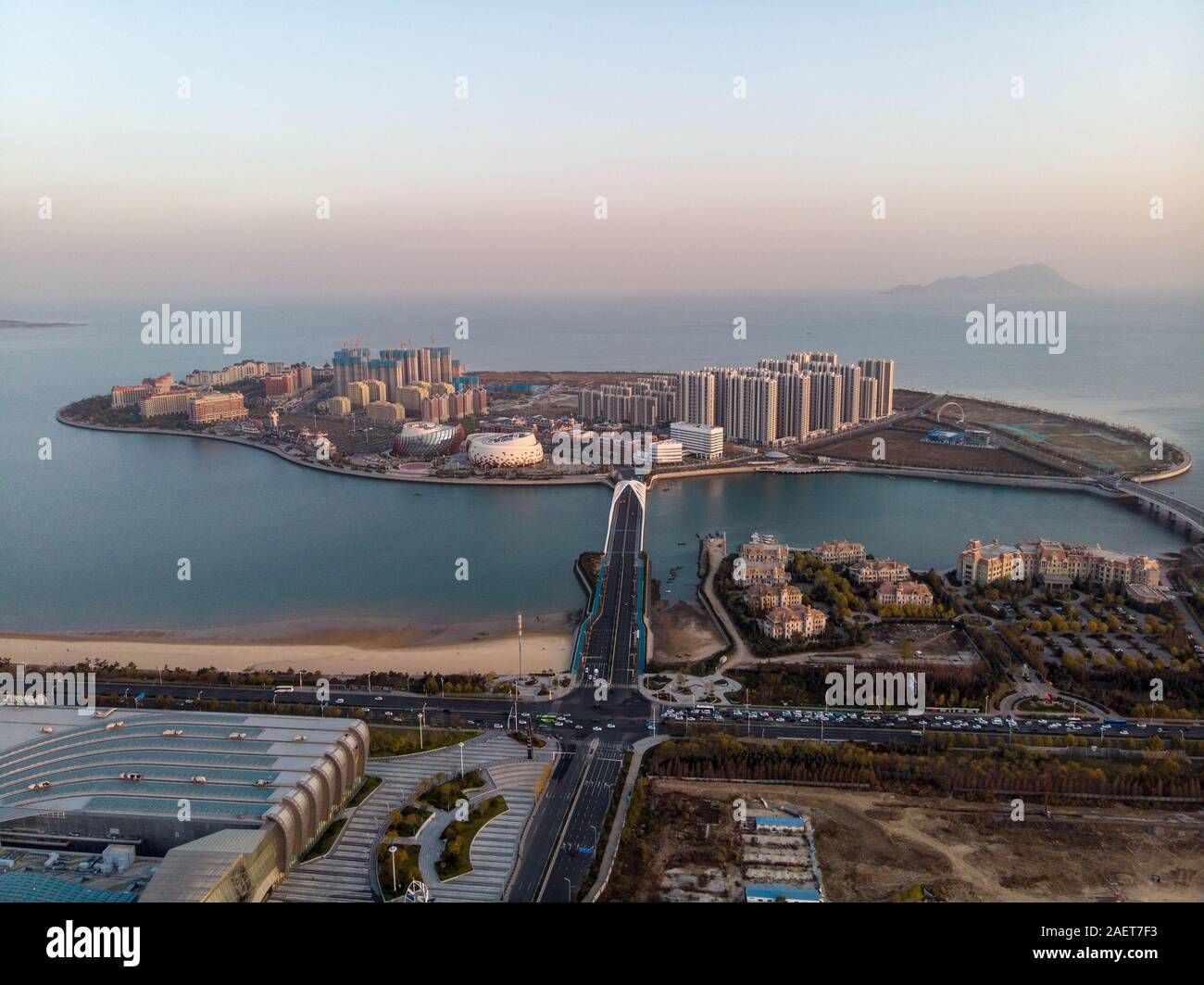 An aerial view of Xingguang island, literally translated as Island of ...
