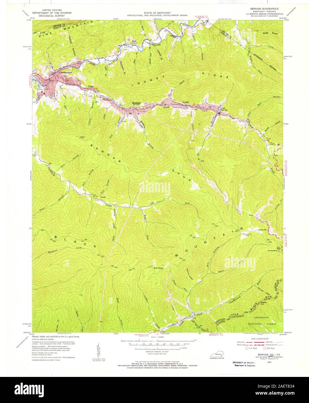 KY Benham 708151 1954 24000 Stock Photo - Alamy