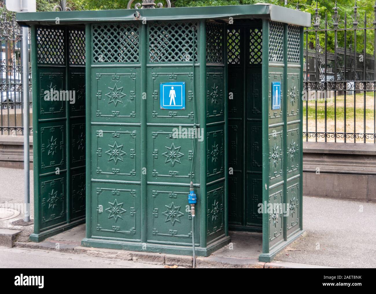 Melbourne, Australia - November 16, 2009: Closeup of dark green ...