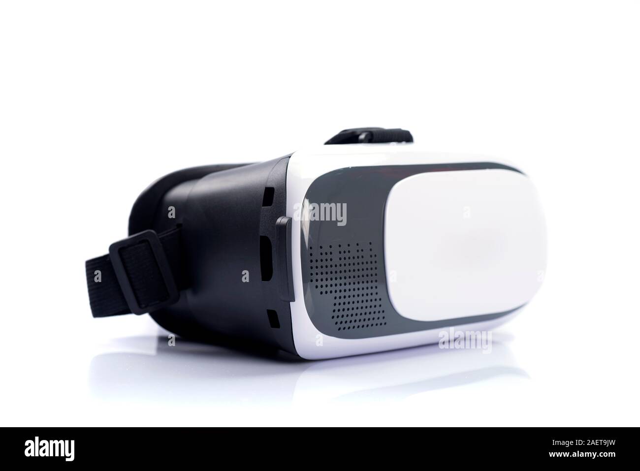 VR Box / Virtual Reality glasses isolated on white background Stock ...