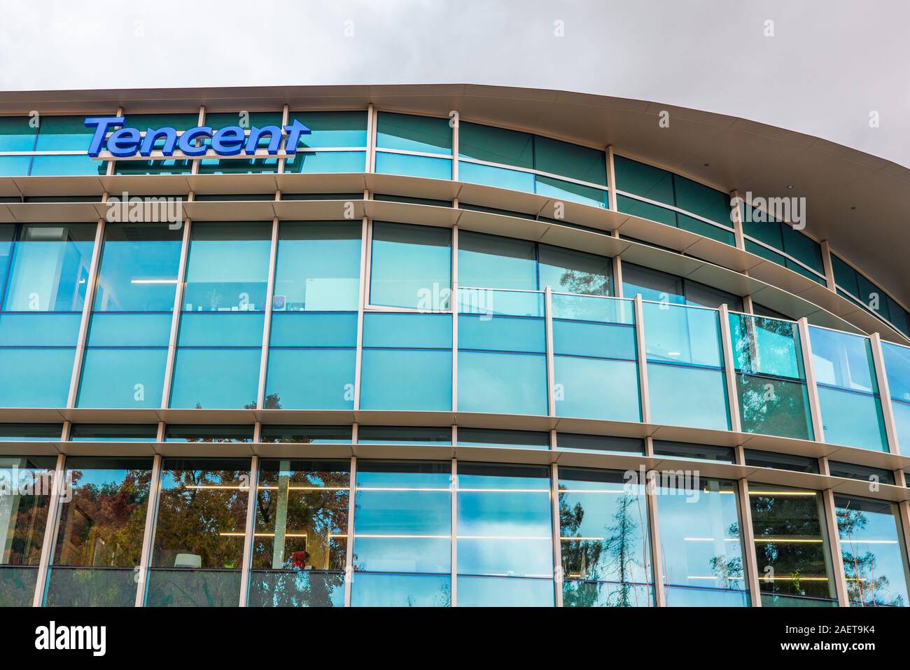 Dec 5, 2019 Palo Alto / CA / USA - Tencent offices in Silicon Valley ...