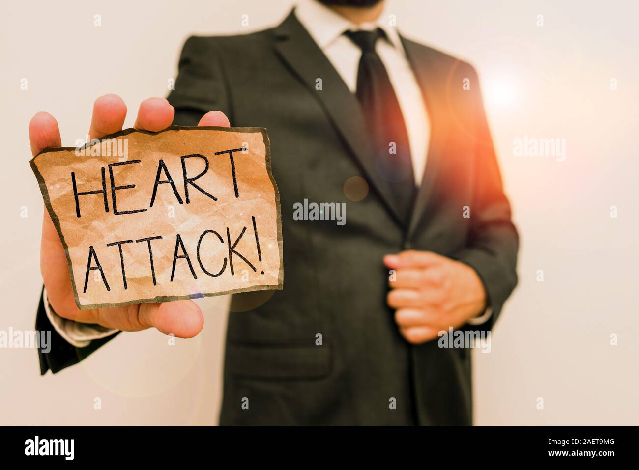Conceptual hand writing showing Heart Attack. Concept meaning sudden ...