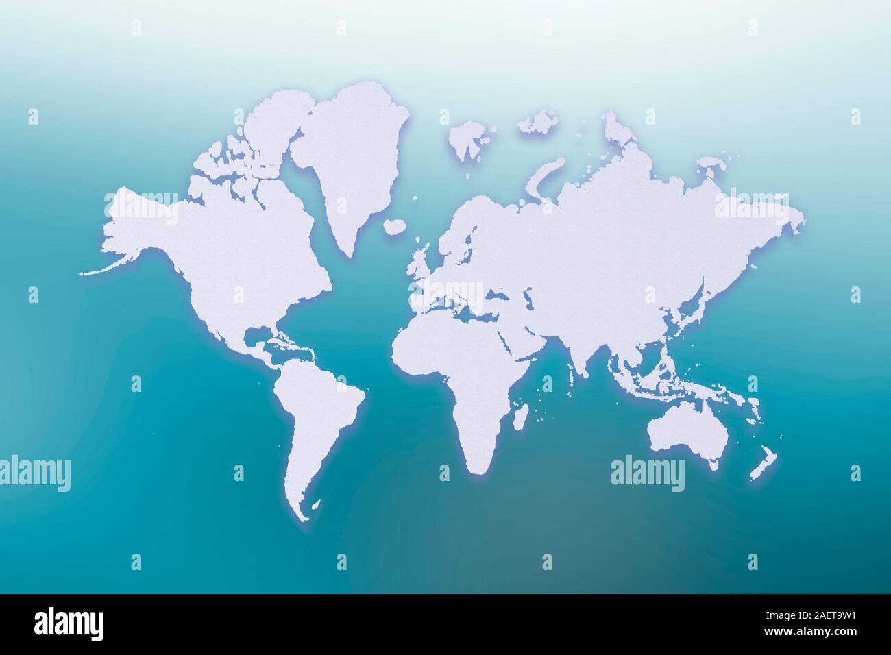 simple monochrome color world map, abstract worldwide symbols Stock ...