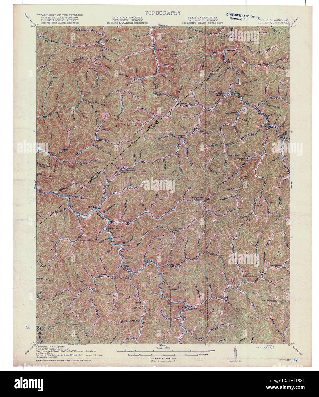 Hurley map Cut Out Stock Images & Pictures - Alamy