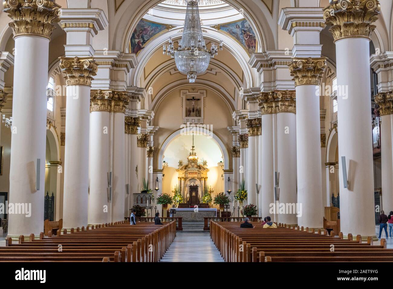 Chapel of the Primatial Cathedral of Bogot‡ , Bogot‡, Colombia Stock ...