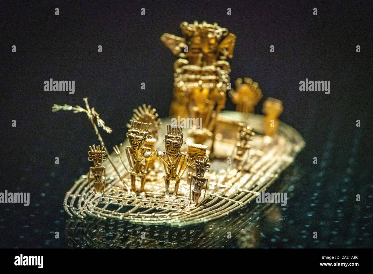 Golden Colombian Artifacts Housed Within The Banco De La República Gold Museum El Museo Del 