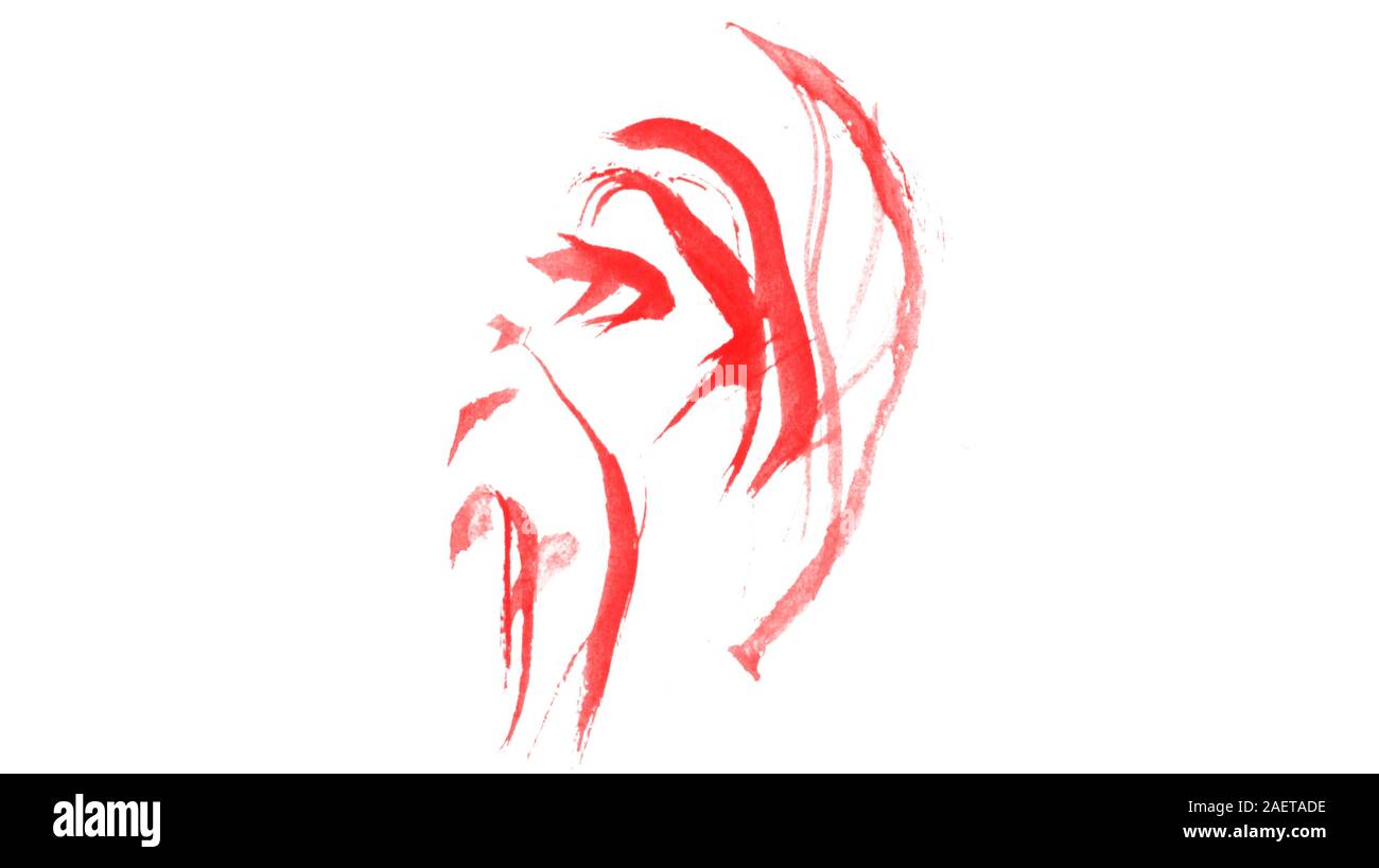 Smear blood Cut Out Stock Images & Pictures - Alamy