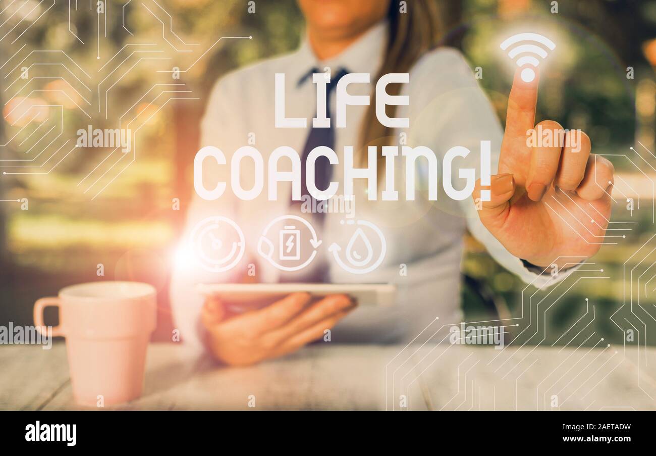 Conceptual hand writing showing Life Coaching. Concept meaning ...