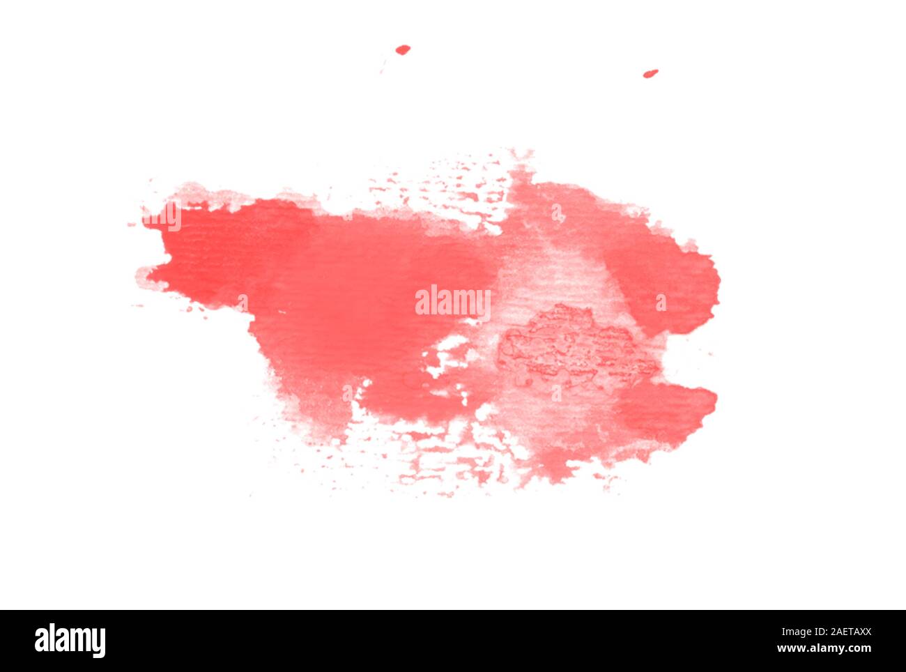 Red paint blot background. Paint brush Stock Photo - Alamy