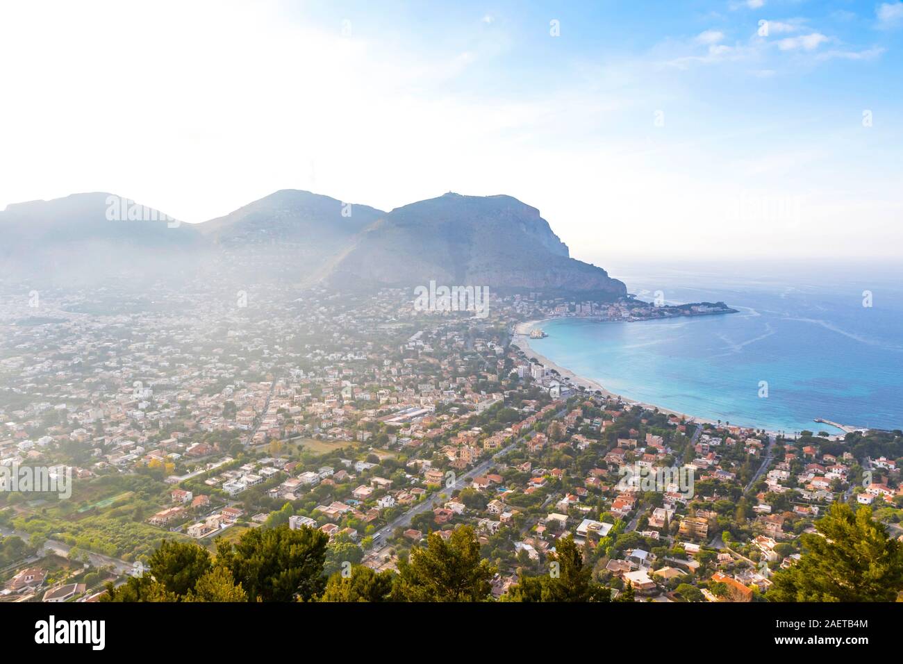 Mondello beach hi-res stock photography and images - Alamy