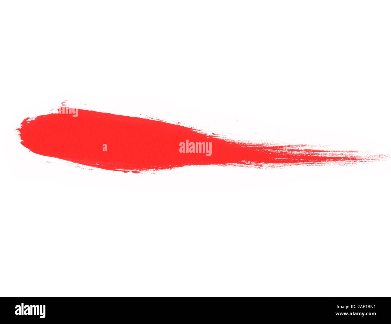 Red smear brush. Red paint texture. Red paint background Stock Photo ...