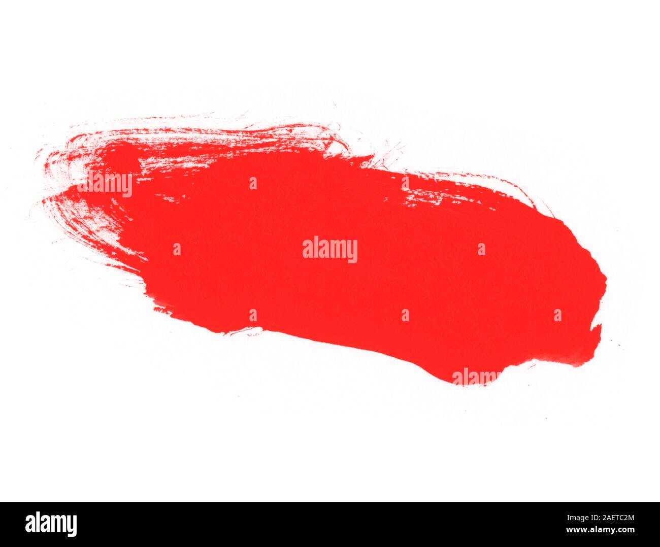 Abstract red watercolor brush. Red brush background Stock Photo - Alamy