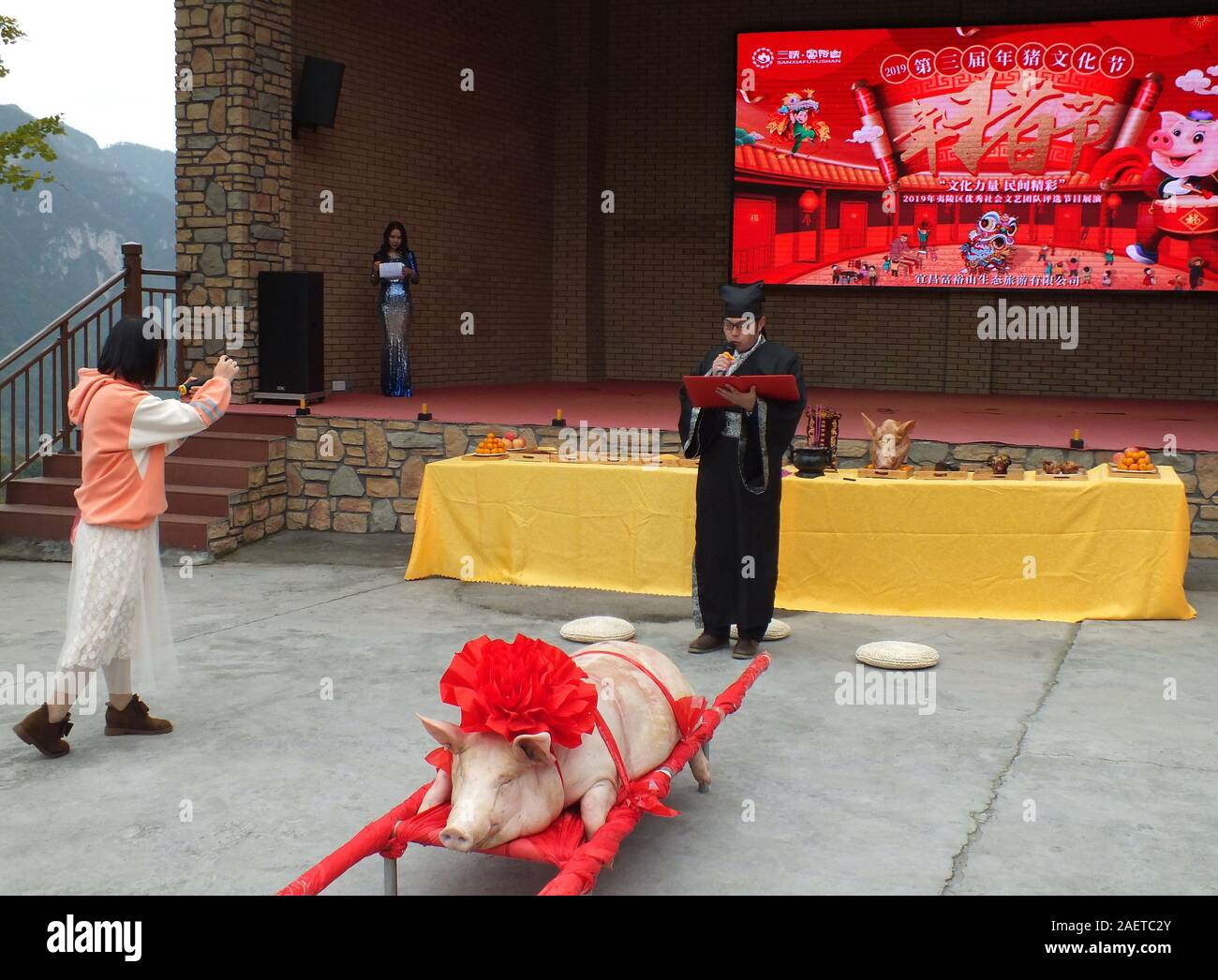 Sacrifice of a pig hi-res stock photography and images - Alamy