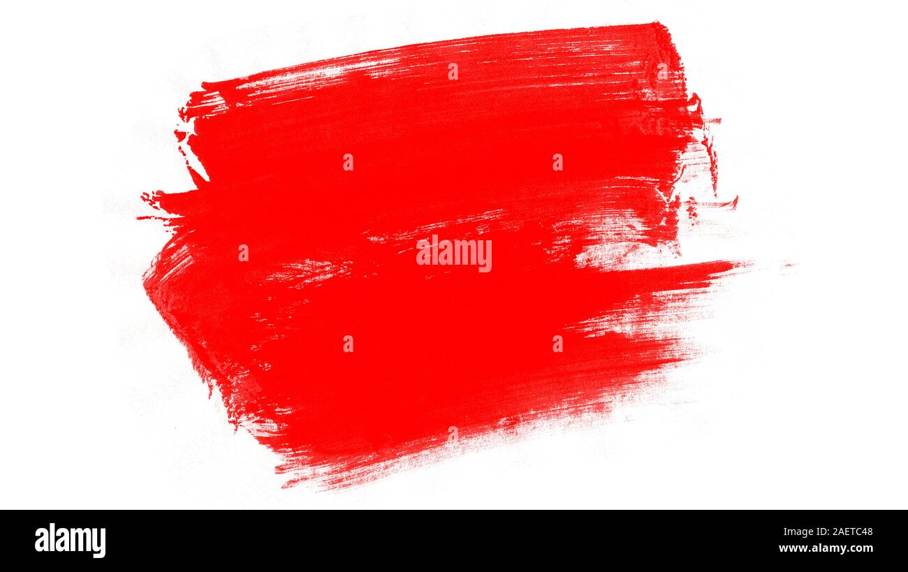 Red paint texture. Abstract red brush Stock Photo - Alamy