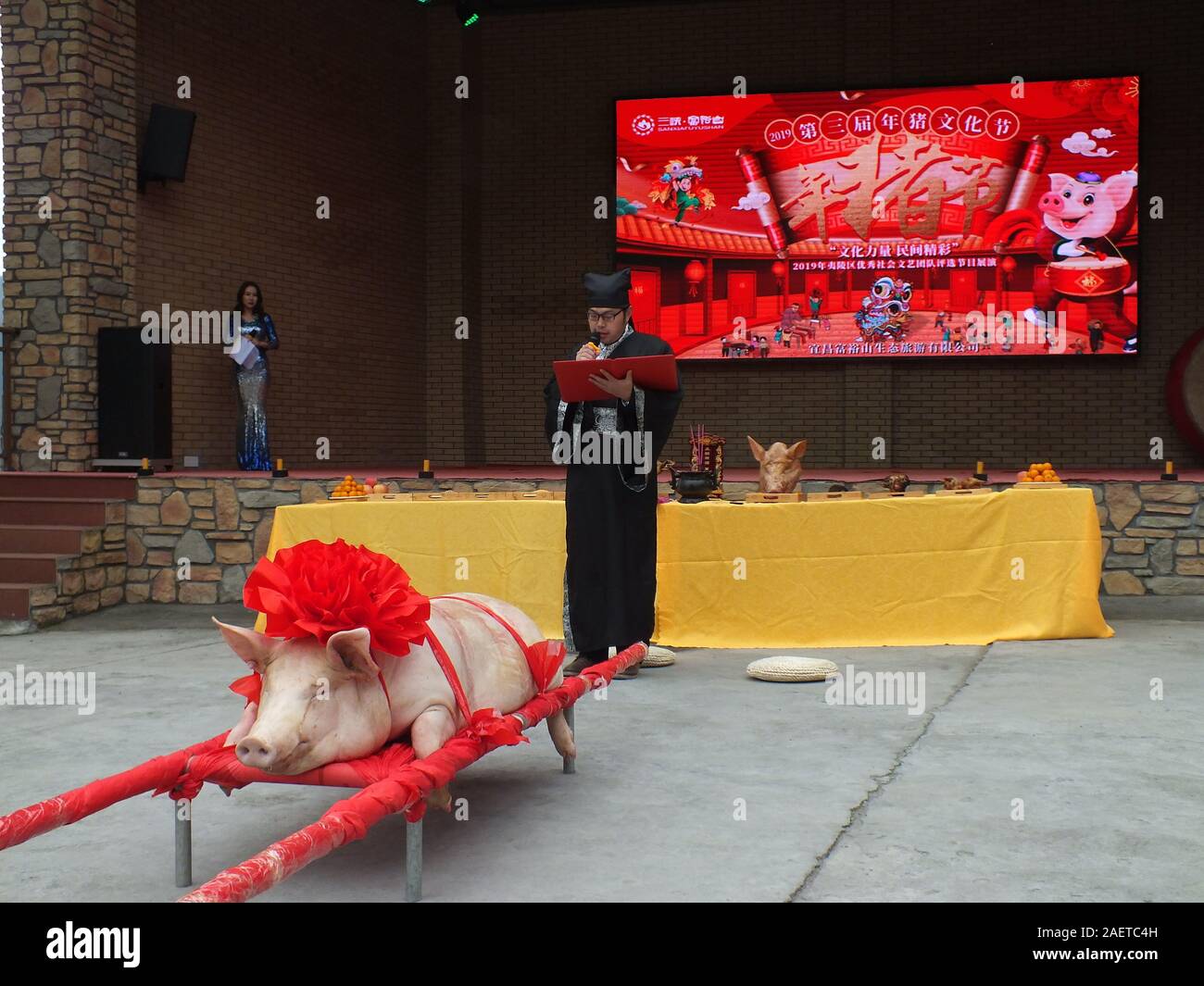 Sacrifice of a pig hi-res stock photography and images - Alamy