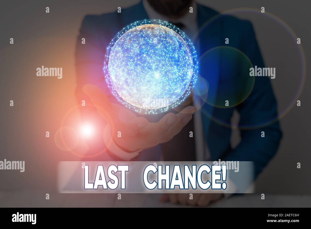 Writing note showing Last Chance. Business concept for final ...