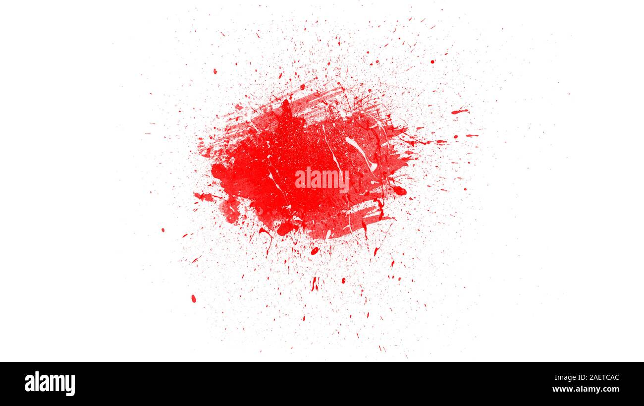 Beautiful red paint brush. Red brush background Stock Photo - Alamy