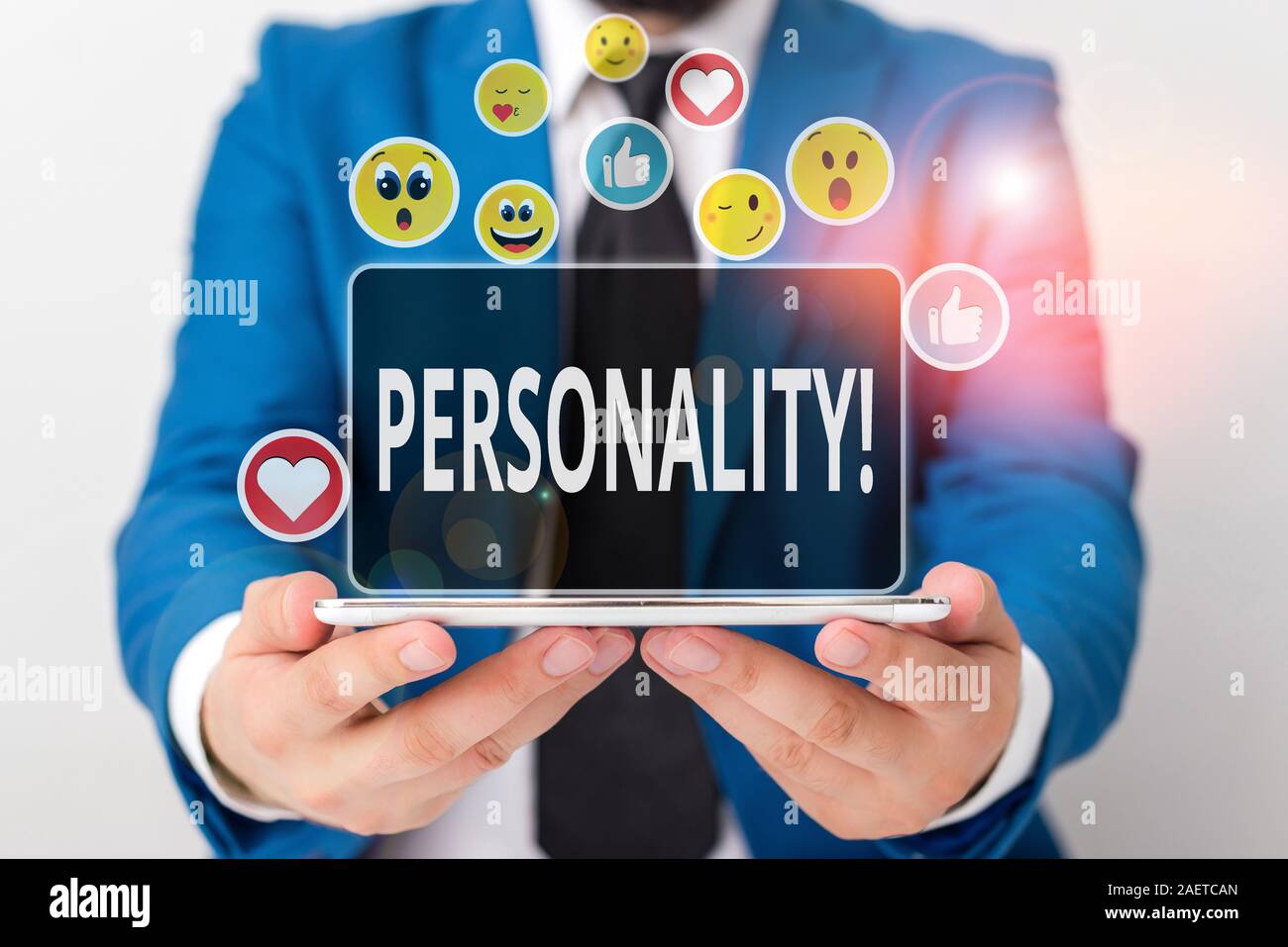 Writing note showing Personality. Business concept for combination ...