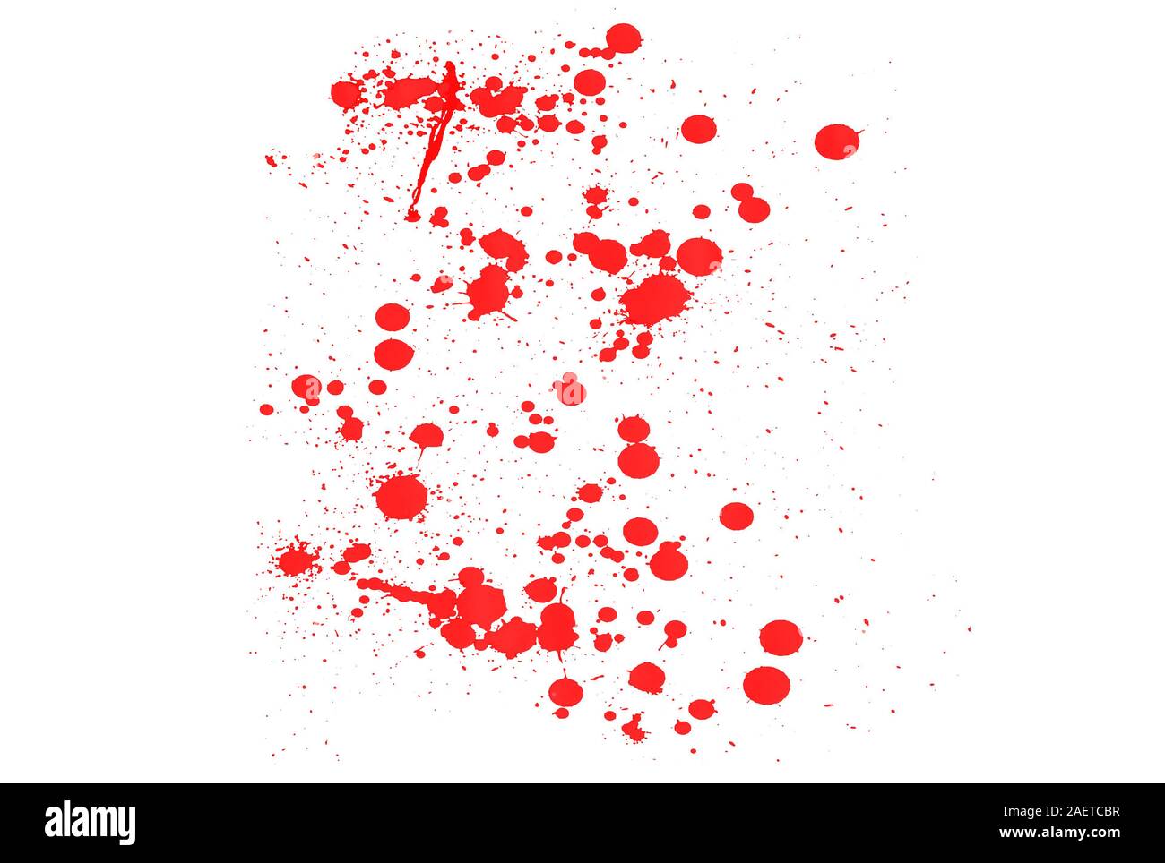 Blood drops texture. Abstract red drops brush Stock Photo - Alamy