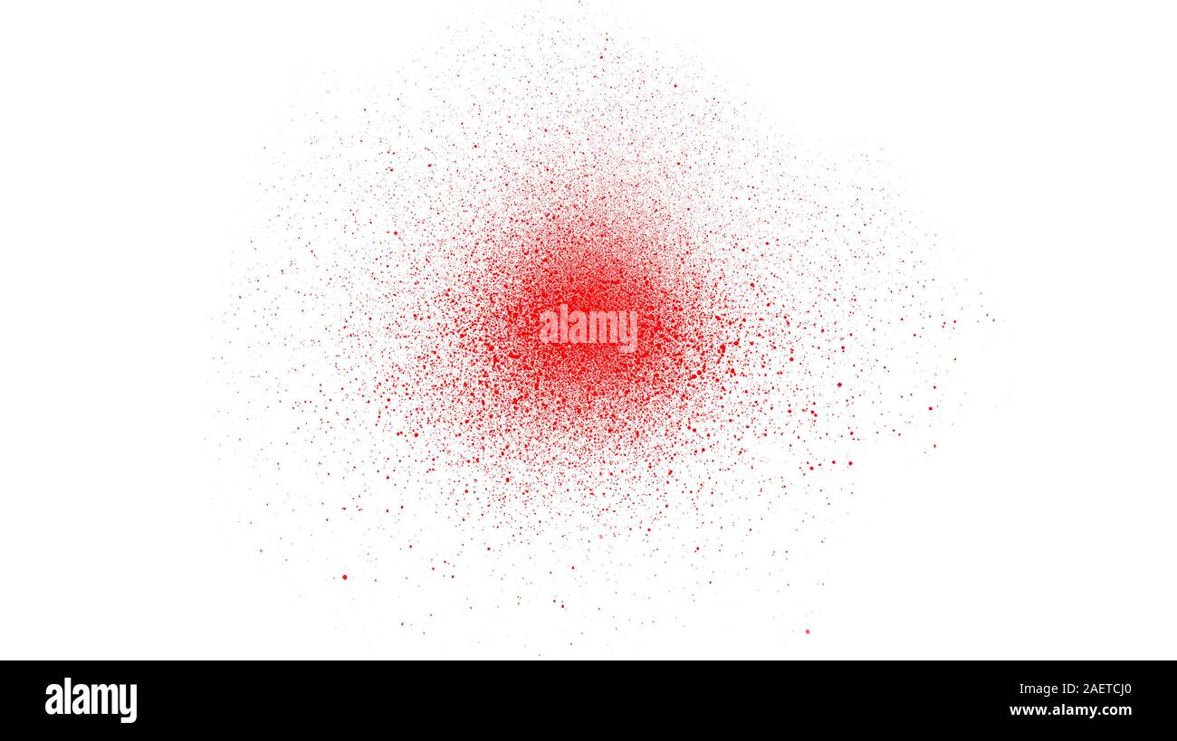 Spray red ink hi-res stock photography and images - Alamy