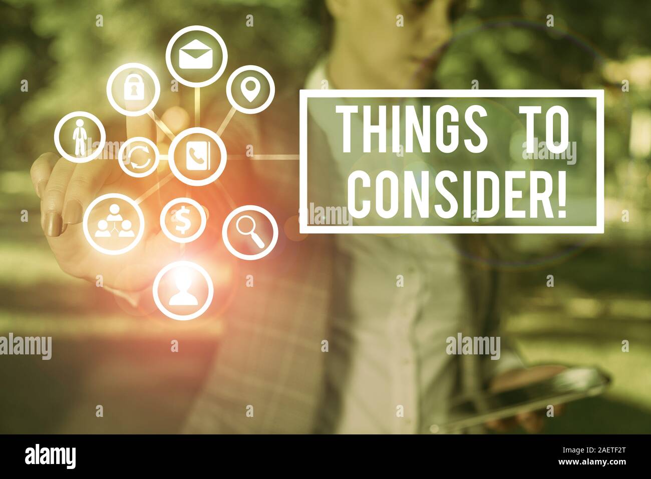 Handwriting text Things To Consider. Conceptual photo think about ...