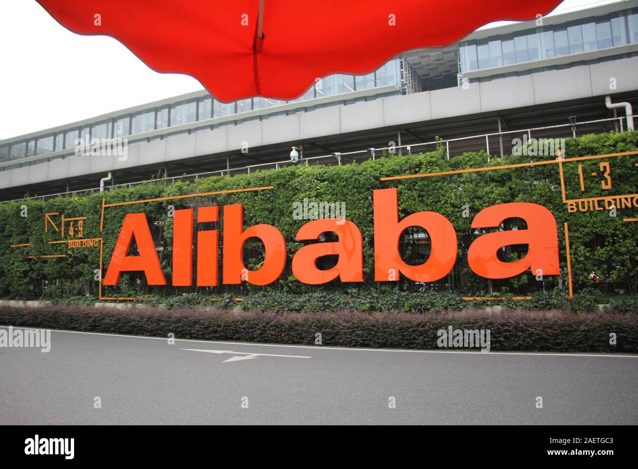 In this undated photo, logo of Alibaba Group, a Chinese multinational ...