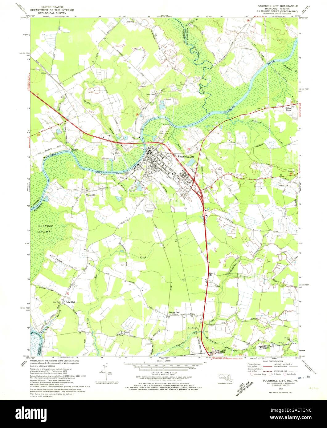 City of pocomoke city hi-res stock photography and images - Alamy