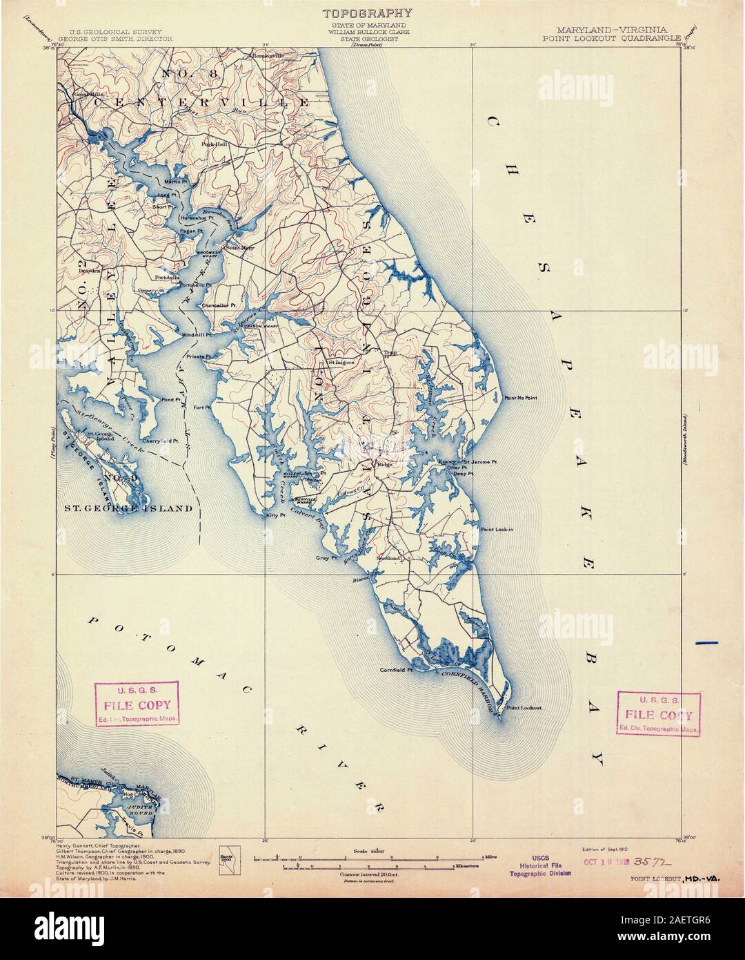 MD Point Lookout 257618 1912 62500 Stock Photo - Alamy