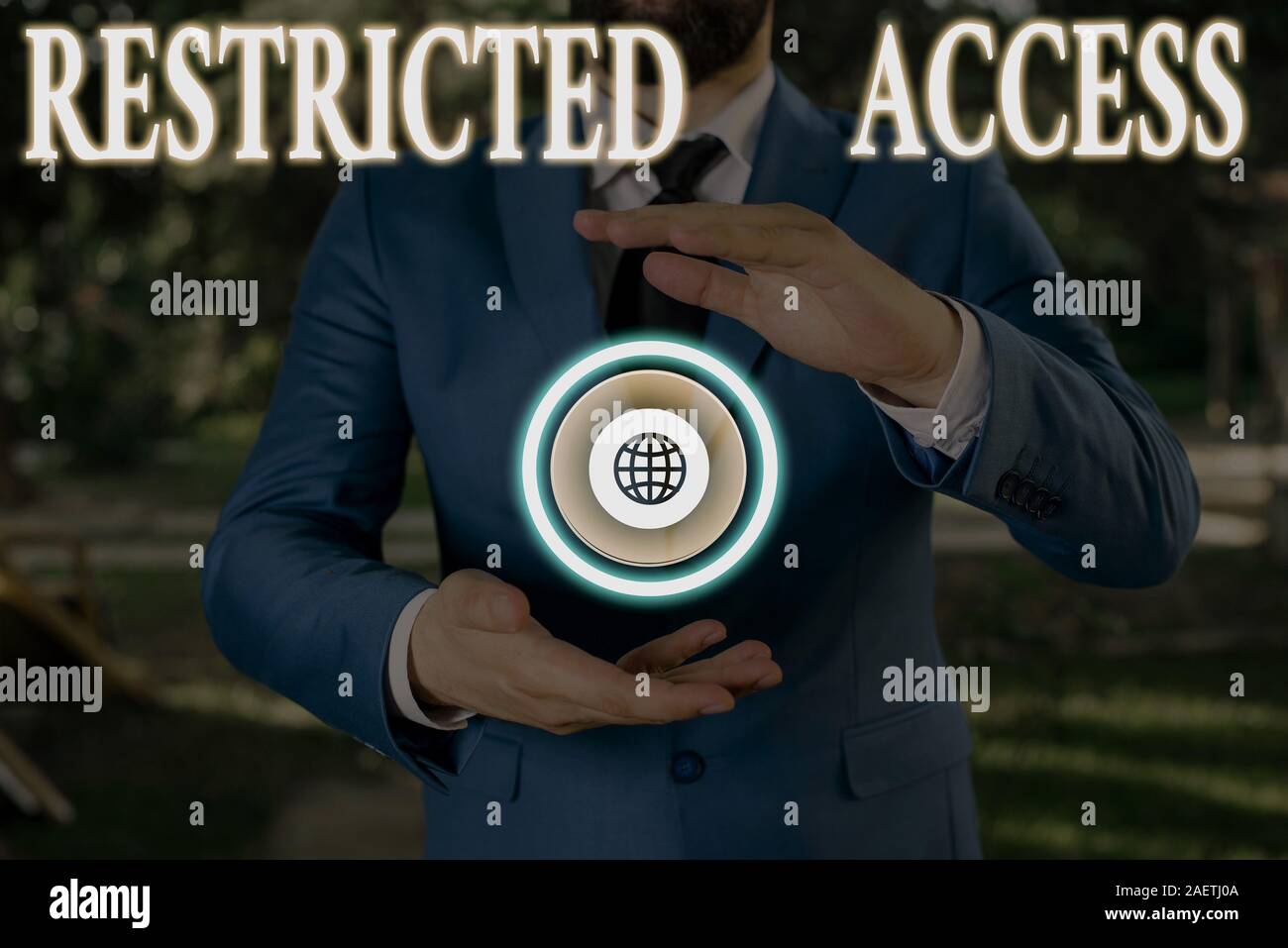 Handwriting text writing Restricted Access. Conceptual photo A class of ...