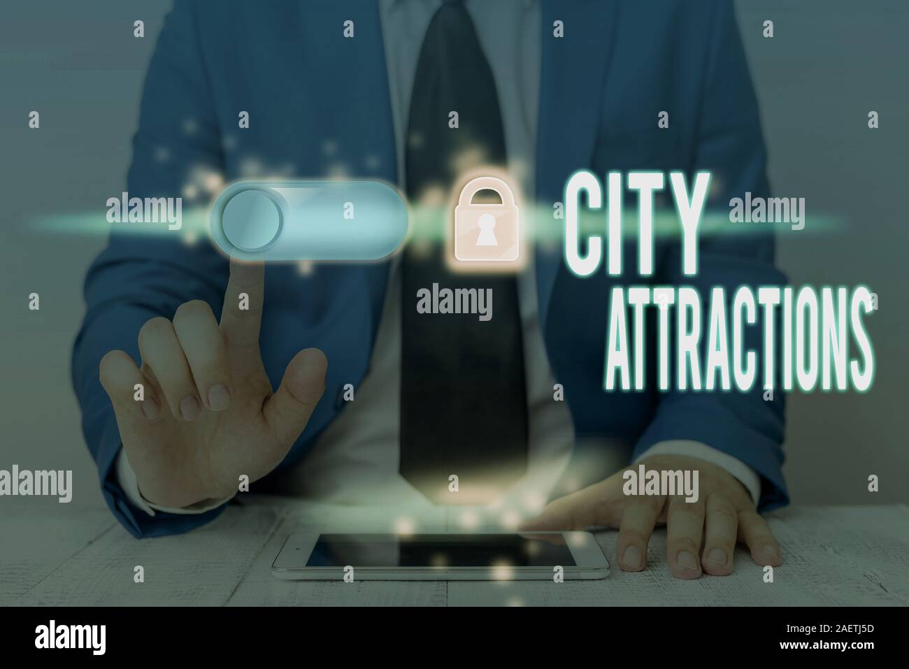 Handwriting text writing City Attractions. Conceptual photo place that ...