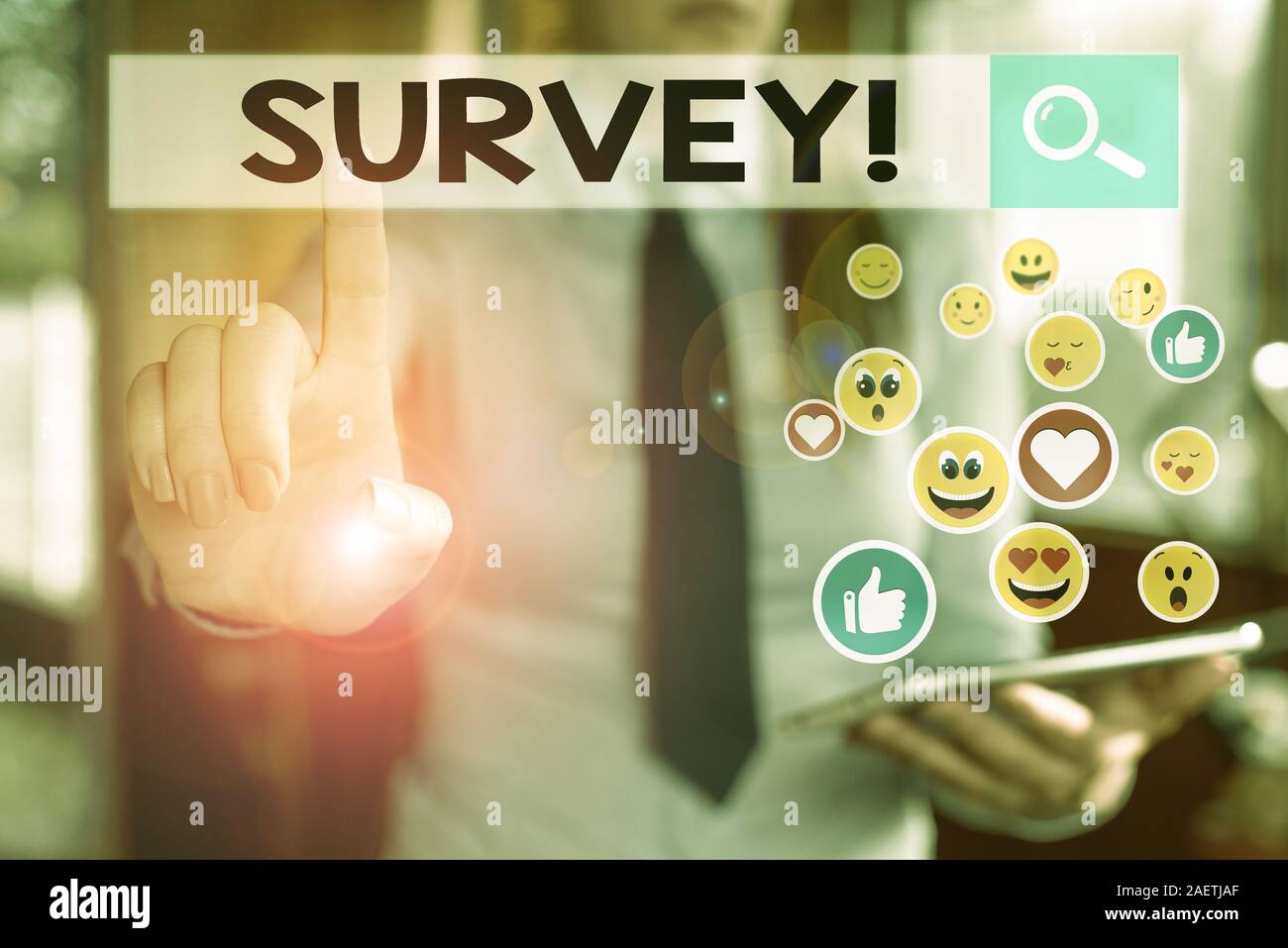 Handwriting text Survey. Conceptual photo research method used for ...