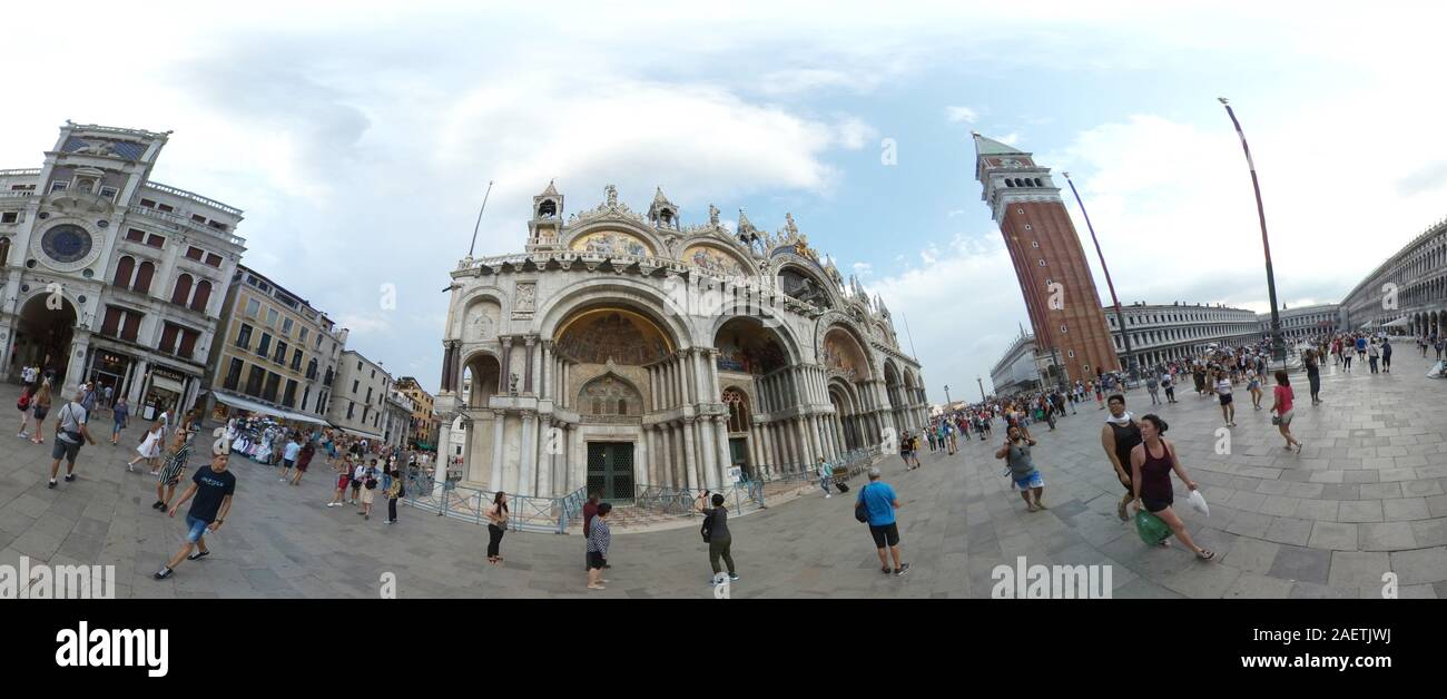 Italy, Venice ancient building and historical infrastructure Stock ...