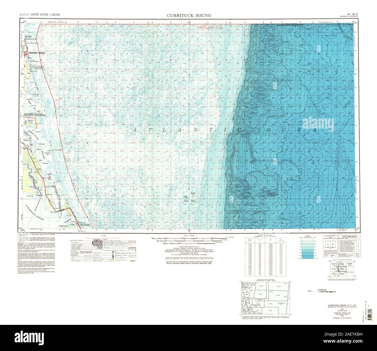 Map of currituck hi-res stock photography and images - Alamy