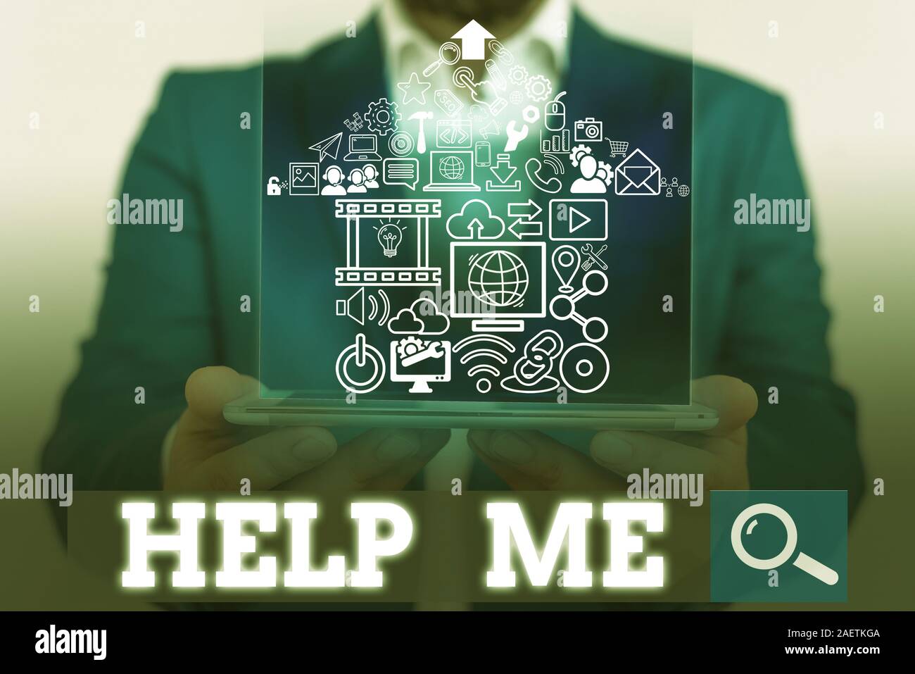 Word writing text Help Me. Business photo showcasing Asking someone to ...