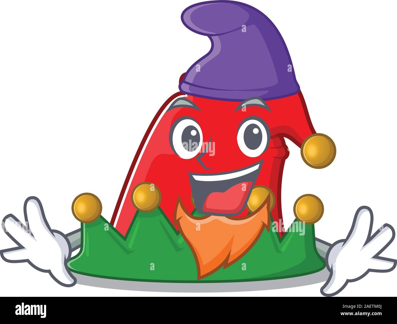 Elf hat mascot cartoon style as an Elf Stock Vector Image & Art - Alamy