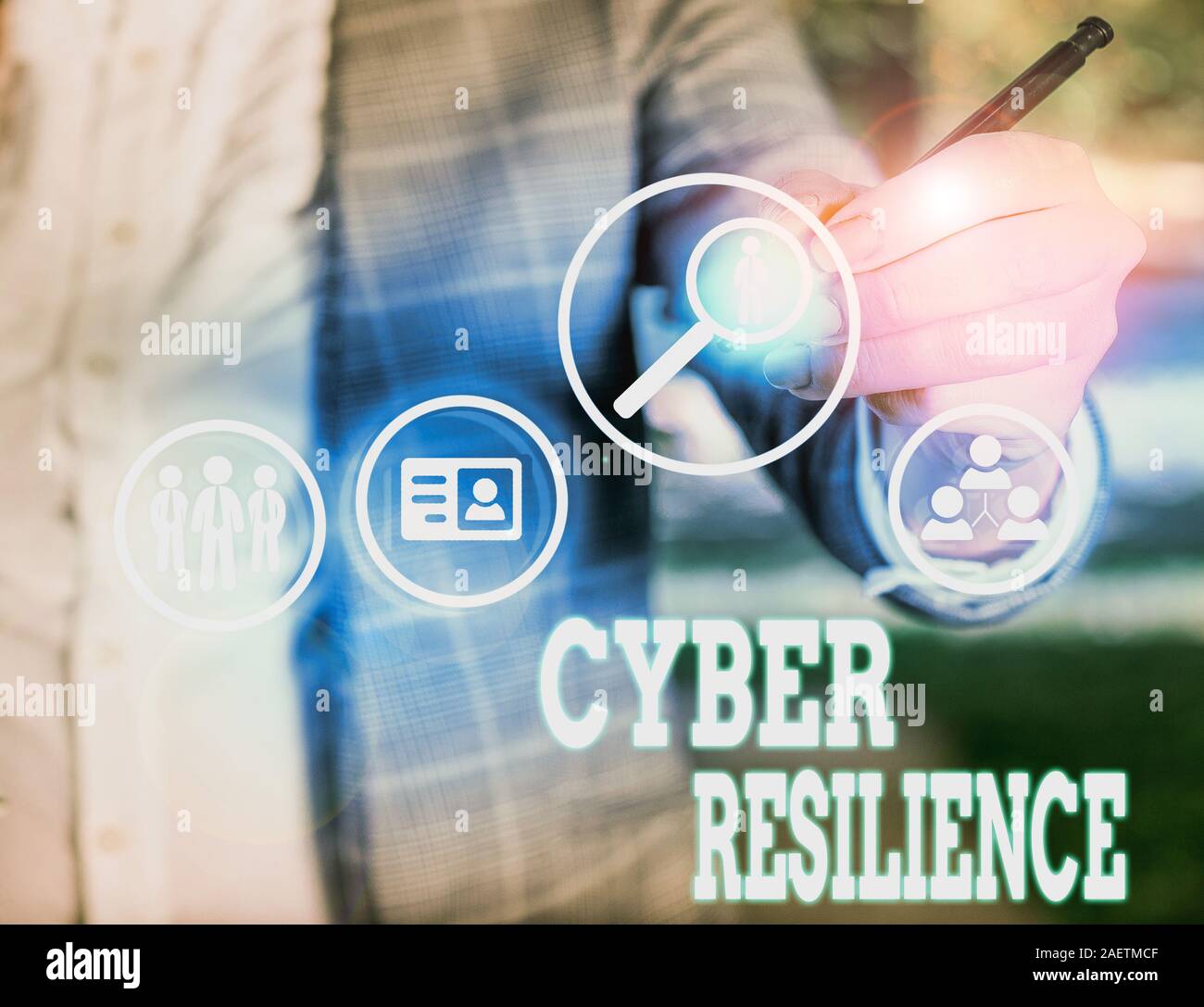 Conceptual hand writing showing Cyber Resilience. Concept meaning ...