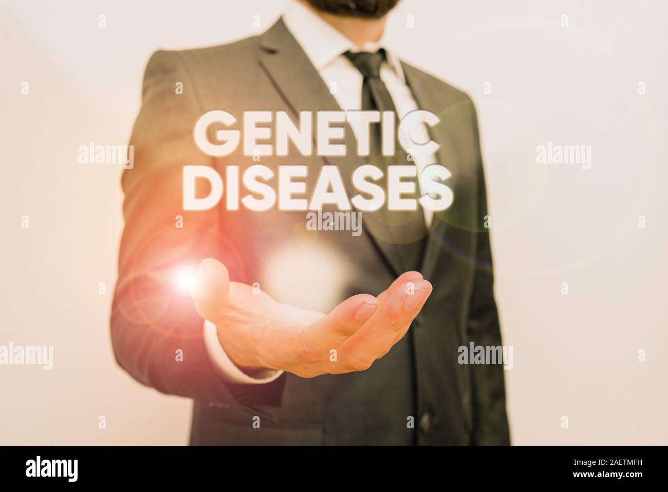 Conceptual hand writing showing Genetic Diseases. Concept meaning ...