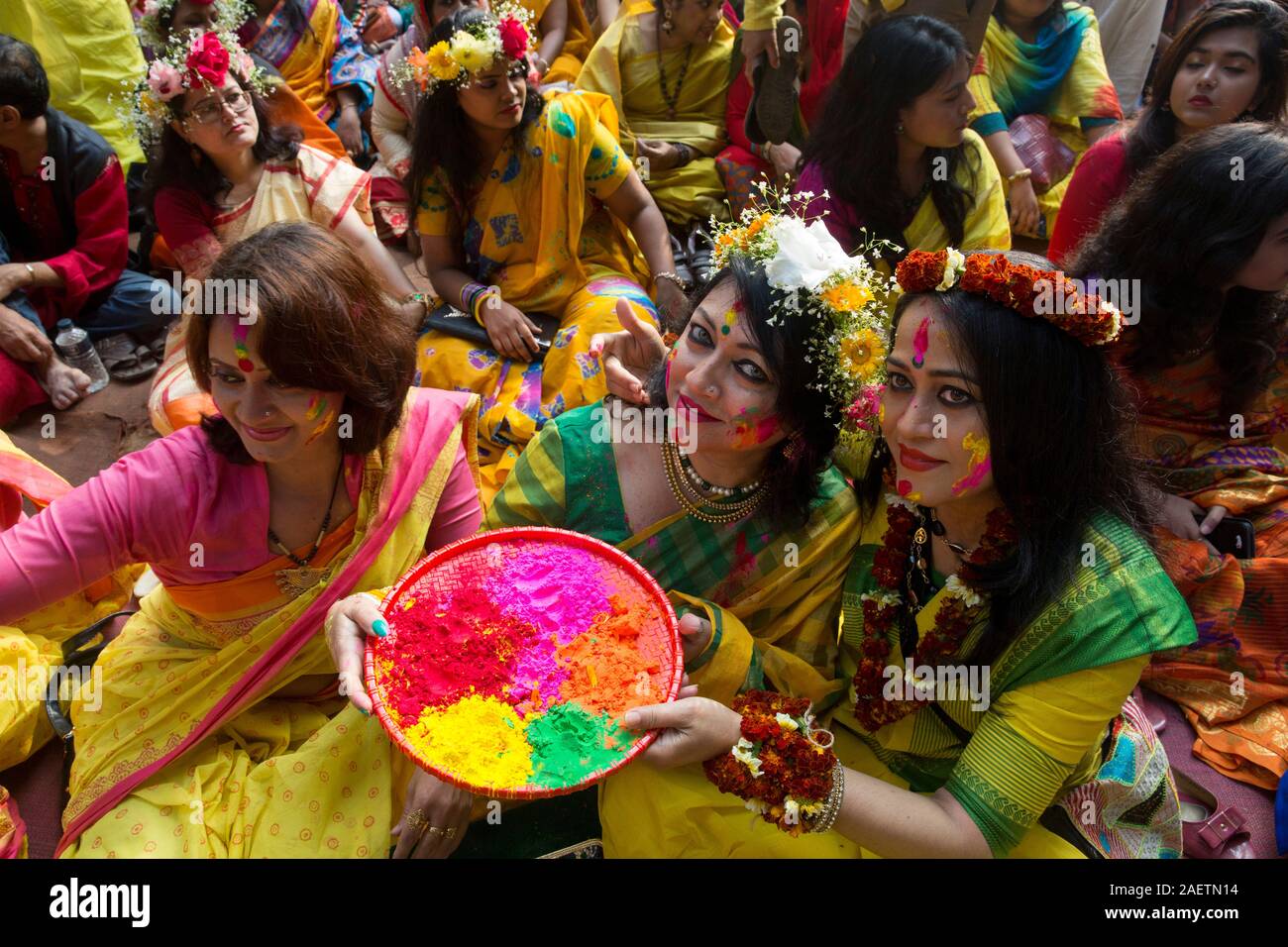 Celebrating ‘Pahela Falgun’ – the first day of spring in the Bengali ...
