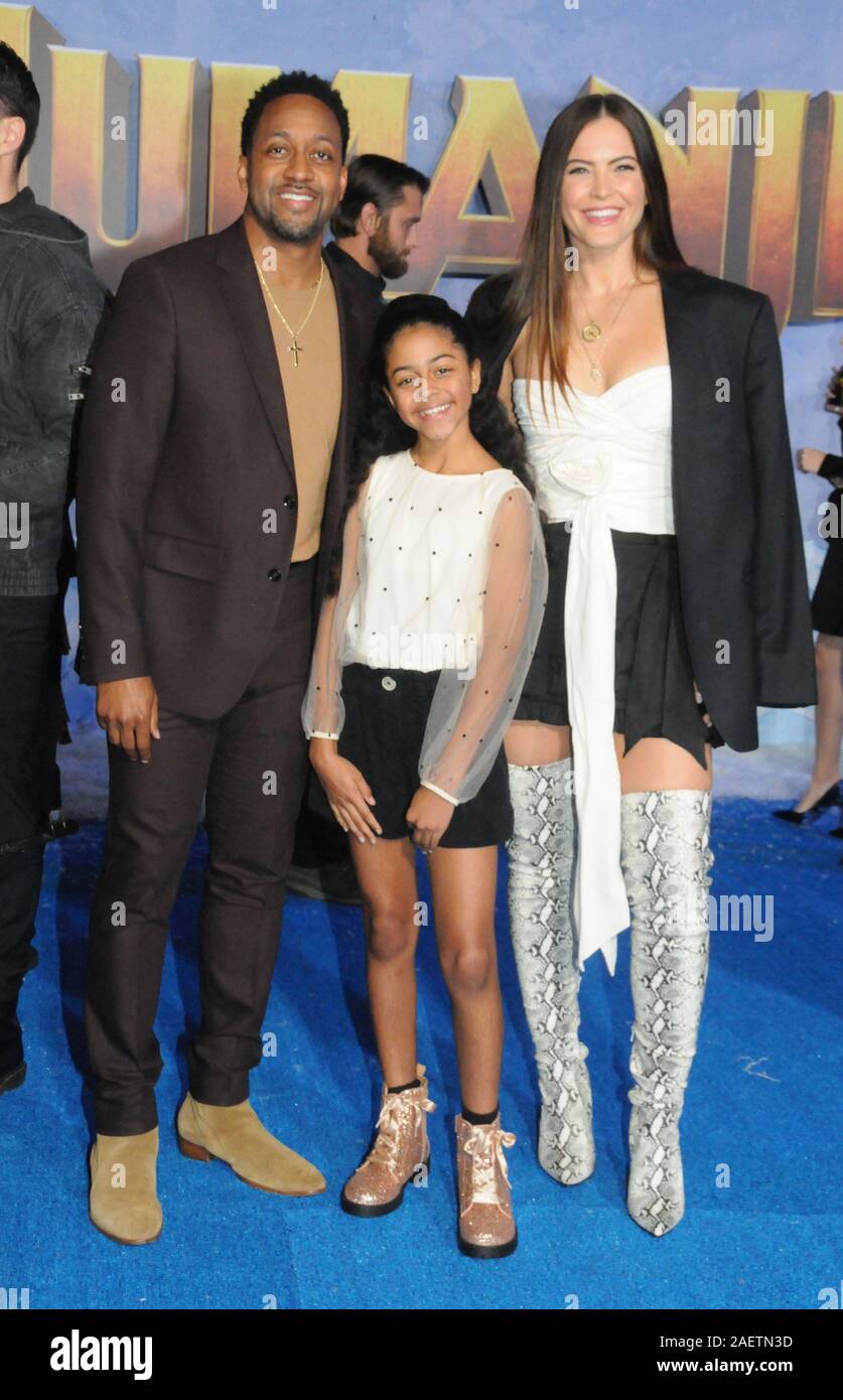 Hollywood, California, USA 9th December 2019 Actor Jaleel White, Samaya ...