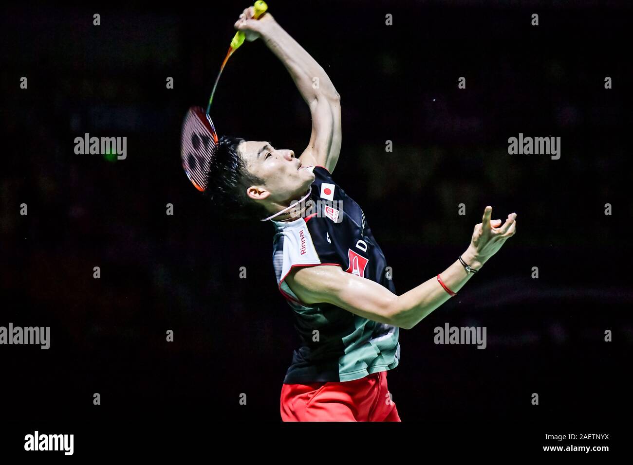 Kento Momota of Japan competes against Chou Tien-chen of China Taiwan ...