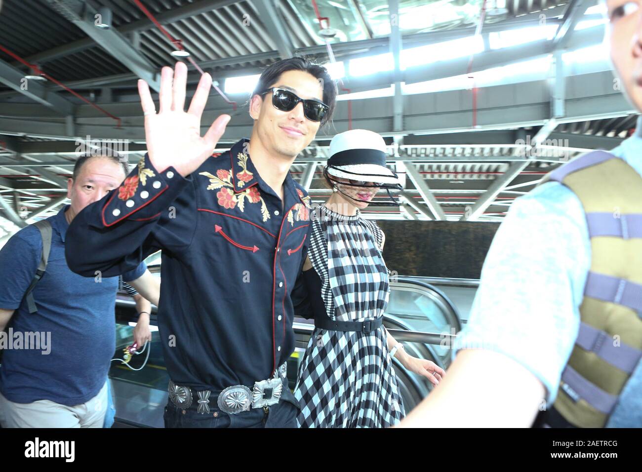 **TAIWAN OUT**Taiwanese model, actress, singer and television host Lin ...