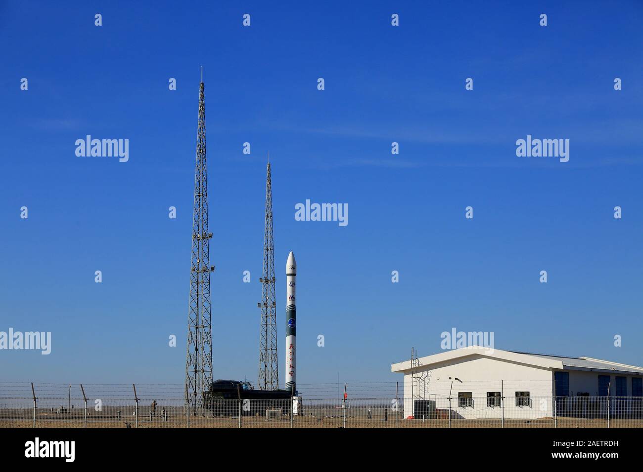 Carrier rocket Kuaizhou 1A (KZ 1A) launches from the Jiuquan Satellite Launch Center in Jiuquan ...