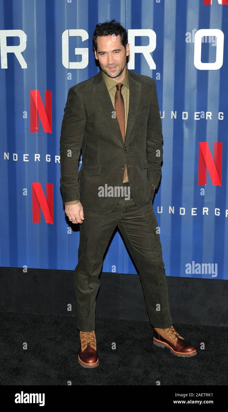 Actor Manuel Garcia-Rulfo attends the NY premiere of 6 Underground at ...